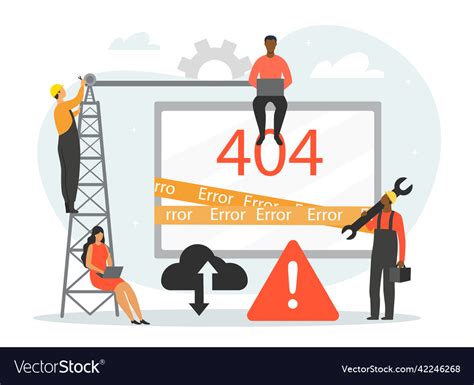 Technical Error Concept Royalty Free Vector Image