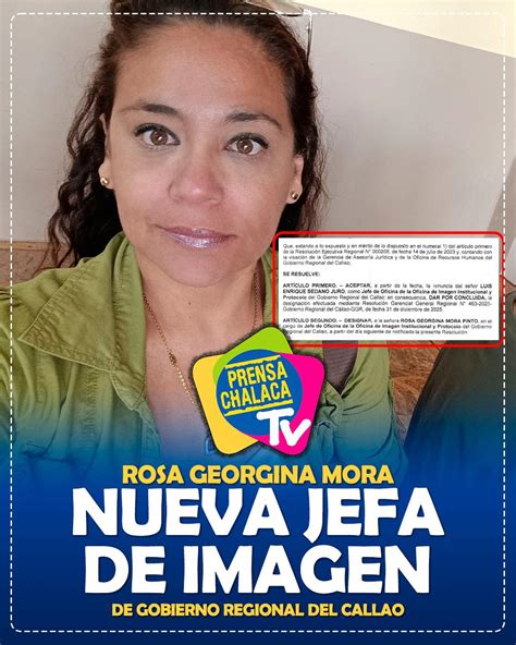 Prensa Chalaca 🔴 Rosa Mora Pinto Es La Nueva Jefa De Facebook