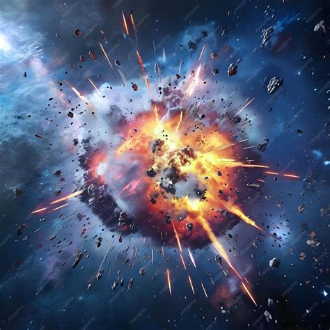 Explosion Of The Sun Explosion Of Fire Explosion In The Sky Background