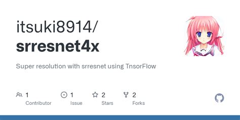 GitHub Itsuki Srresnet X Super Resolution With Srresnet Using TnsorFlow