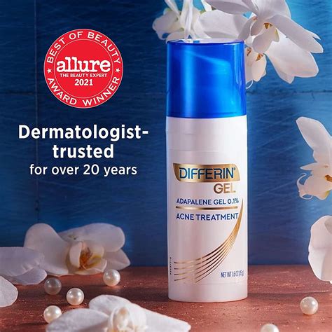 Acne Treatment Differin Gel 30 Day Supply 01 Adapalene Retinoid For Sensitive Skin 15g Pump