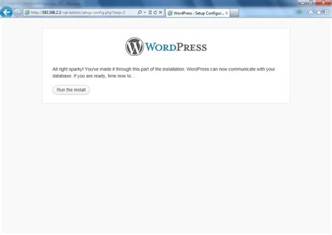 how to install wordpress blog using microsoft iis part 2
