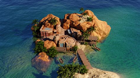 Artstation Island Village