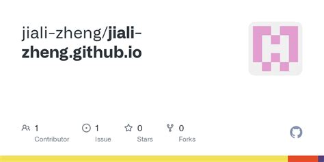 github jiali zheng jiali