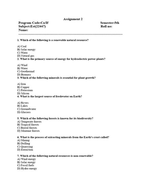Assiment No 2 Pdf Efficient Energy Use Agriculture