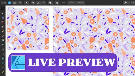 Affinity Designer Repeat Patterns With A Live Pattern Preview — Weronika Salach Illustration