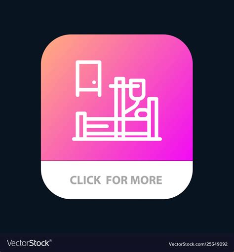 Medical Drip Medicine Hospital Mobile App Button Vector Image