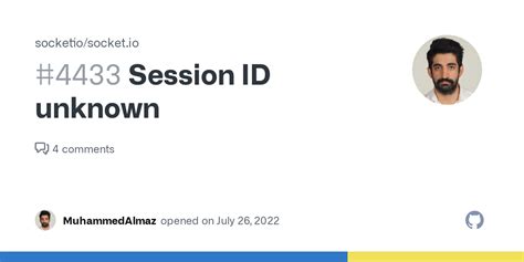 Session Id Unknown · Issue 4433 · Socketio · Github