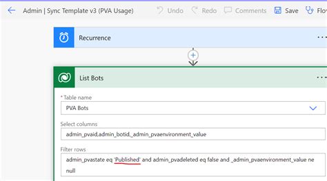 [coe starter kit bug] admin sync template v3 pva usage bots