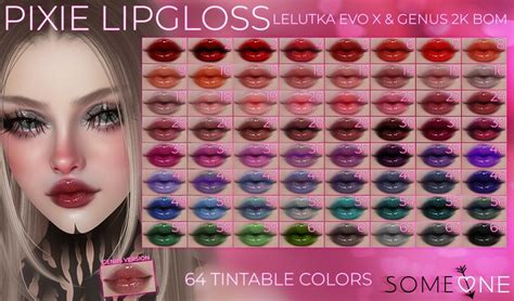 Second Life Marketplace Someone Pixie Lipgloss Lelutka