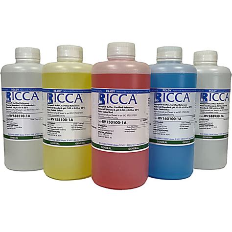 Verispec® Ph Buffer And Conductivity Standard