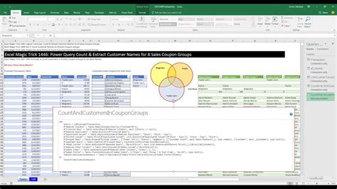 Excel Magic Trick 1446 Power Query Count And Extract Customer Names For