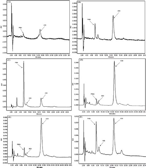 Hplc Chromatograms 10000 μg Ml 1 Of Hexane Extract A