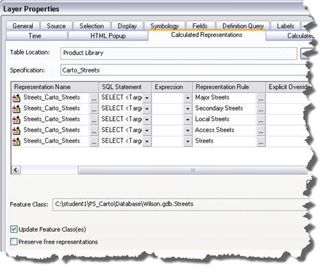 Deleting Representations—arcmap Documentation