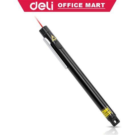 Jual Deli Laser Pointer Wireless Pointer Presentasi Laser Merah Hitam