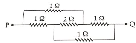 The Equivalent Resistance Across P And Q In The Given Electric Circuit