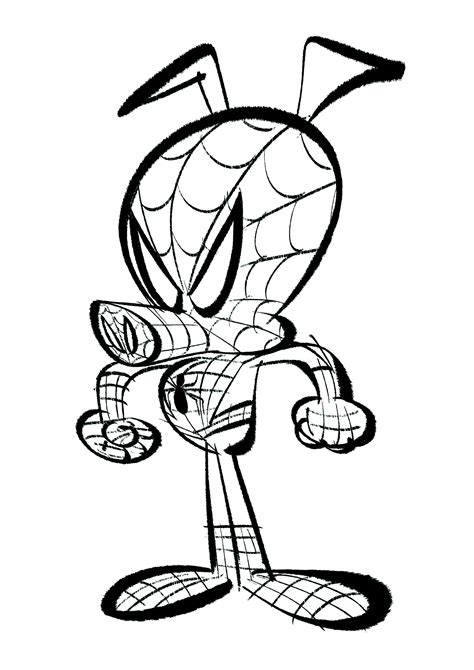 Peter Porker Coloring Sheet