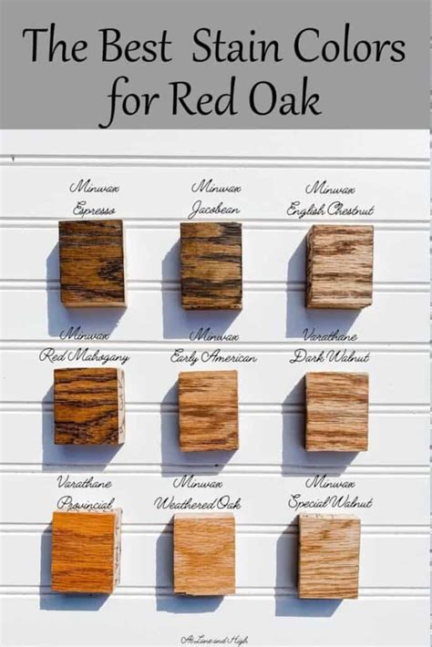 Best Wood Stains For Red Oak Best Oak Stain Colors Wood Stain Colors On Red Oak Stain Colors