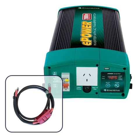 Enerdrive 2000w 24v Pure Sine Wave Inverter And Rcd And Ac Transfer