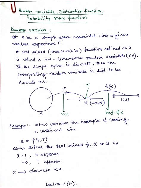 Lecture 4 Random Variable Discrete Distribution Basics Pdf