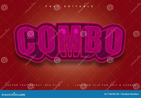 Combo Text Effect Design Editable Vector Light Effect Theme Bold And Modern Style And Elegant