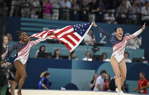 Paris 2024 Gymnastic Editorial Image Image Of Gold 328575880