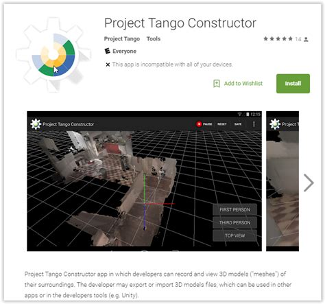 Project Tango Scanning To Revit RevThat