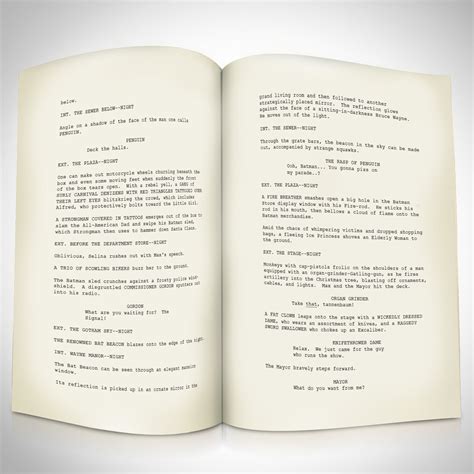 Batman Returns Script Limited Signature Edition Rare T