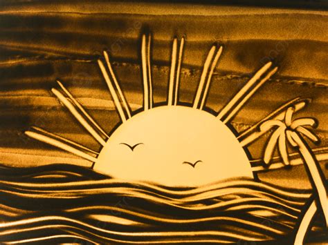 여름 어린이 예술 학습 모래 그림 배경 여름 방학 여름 수업 예술 반 배경 일러스트 및 사진 무료 다운로드 Pngtree