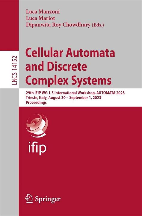 Cellular Automata And Discrete Complex Systems Buch Jpc
