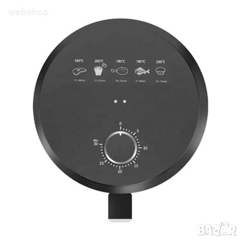 Фритюрник Без Мазнина Еър Фрайър 3 2l Уред за Здравословно Готвене с Горещ Въздух Air Fryer 3 2l