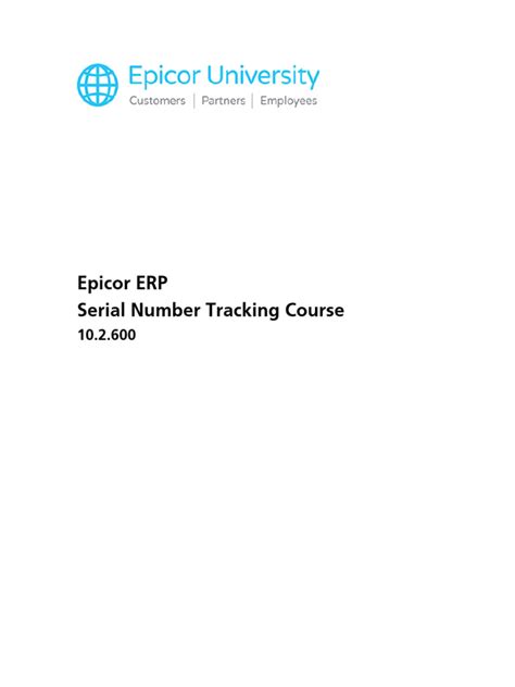 Serial Number Tracking Download Free Pdf Databases Enterprise