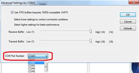 FAQ 36 How To Change The COM Port