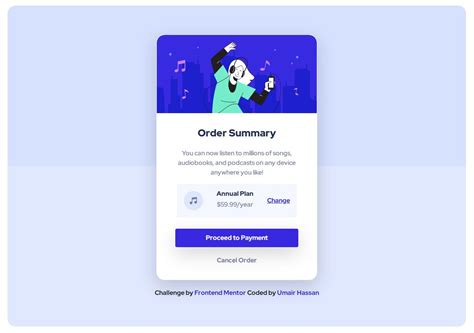 Umair Hassan On Linkedin Order Summary Design Using Html Css Bootstrap