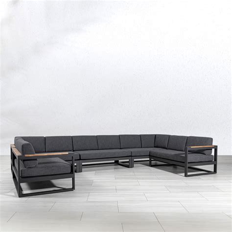 U Shaped Outdoor Sectional U Shaped Outdoor Sectional Sofas And Outdoor