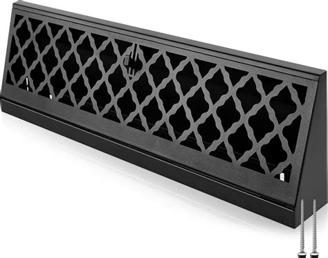 Blulu 18 Inch Black Baseboard Register Duct Opening Size Modern Design