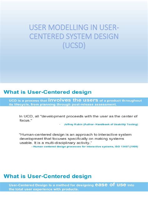 Chapter3user Modelling In User Centered System Design Ucsd Pdf