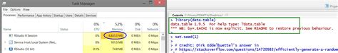 r why adding 1 column to data table nearly doubles peak memory used