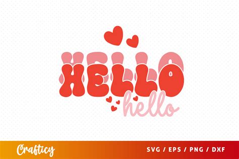 Hello Svg Graphic By Crafticy · Creative Fabrica