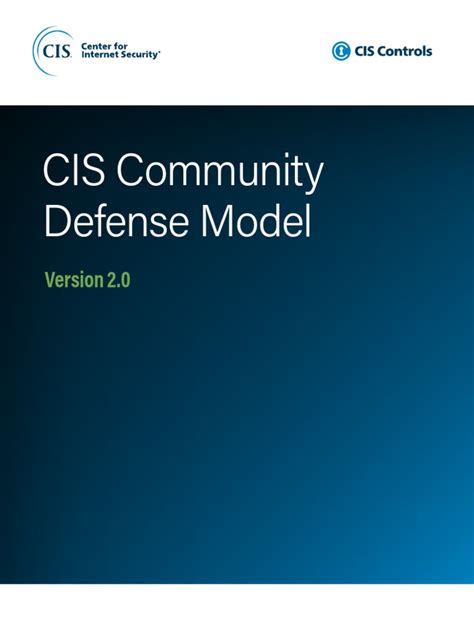 Cis Controls Community Defense Model 20 Online 2022 0307 Pdf