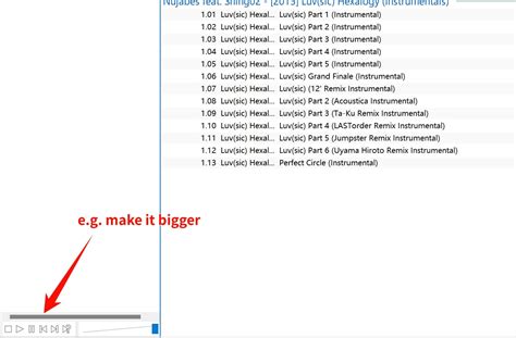 How To Make Select Ui Element Larger Or Smaller Rfoobar2000