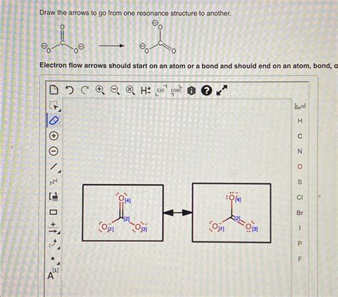 Solved Draw The Arrows To Go From One Resonance Structure To
