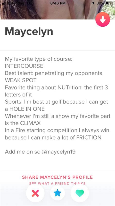 Her Searches Sex Puns On Google R Tinder