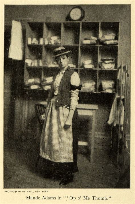 Broadway Play Stage Actress Maude Adams Op O Me Thumb Theater Scene Maude Adams Theatre Scene