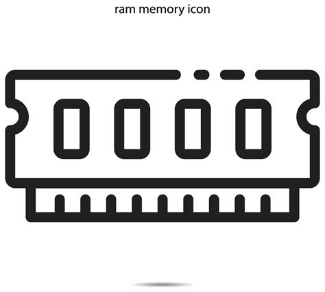 Ram Memory Icon Vector Art At Vecteezy