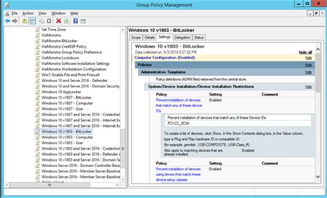 importing windows 10 security baselines using powershell deployment