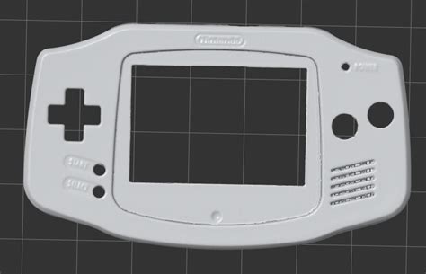 🐚 Gameboy Advance Shell Gba・ Stl File For 3d Printing・cults