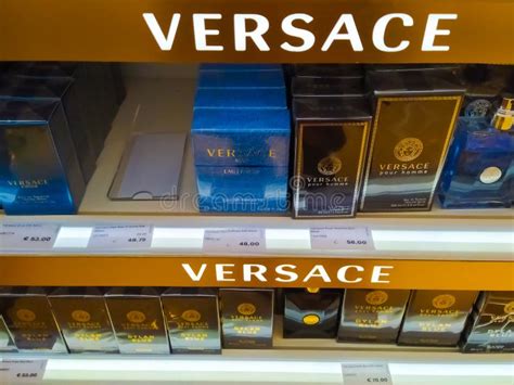 Antalya Turkey May 11 2021 Shop Display Of Different Types Of Perfume By Versace Editorial