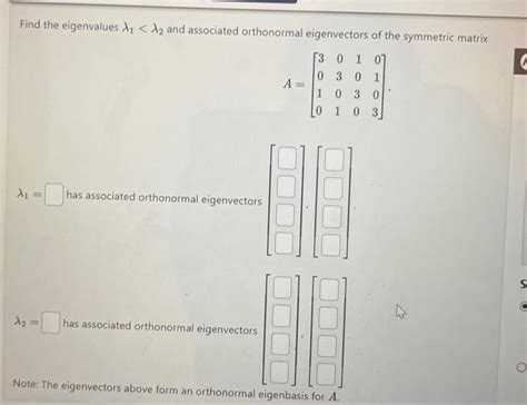 Solved Find The Eigenvalues λ1