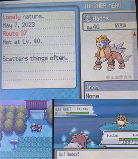 [gen 4] Shiny Roaming Entei After 299 Seen R Shinypokemon